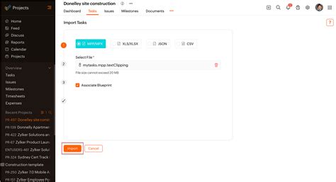 Subtasks Online Help Zoho Projects