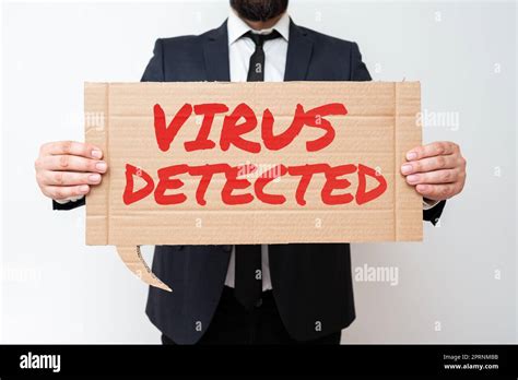 Conceptual Caption Virus Detecteda Computer Program Used To Prevent And Remove Malware Business