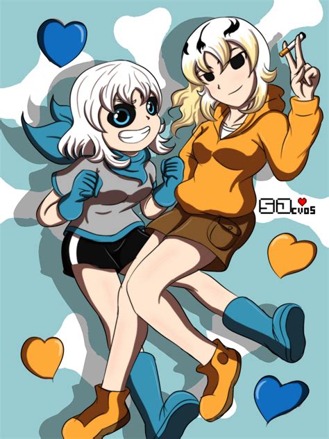 Underswap Genderbend The Skeleton Sisters 2017 By Skarletjewelcv05