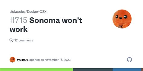 Sonoma Won T Work Issue 715 Sickcodes Docker OSX GitHub