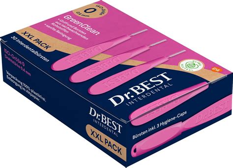 Drbest Greenclean Interdental Bigpack Size 0 Interdentalbürsten Für Eine Sanfte Reinigung