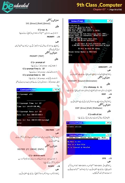 Chapter 7 Computer Science 9th Class Notes Matric Part 1 Notes Ssc