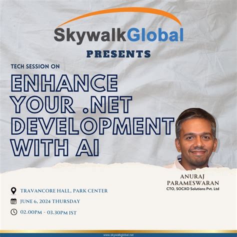 skywalk global on linkedin ai dotnet techevent dotnetdevelopment