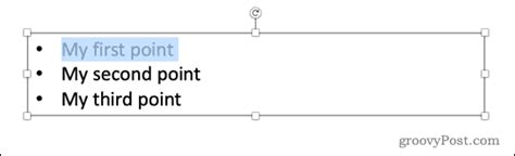 how to hide text until clicked in powerpoint