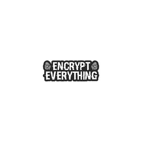 encrypt everything sticker laptop and adventure stickers