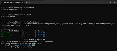 asp core web api urls call gets rerouted to angular project stack