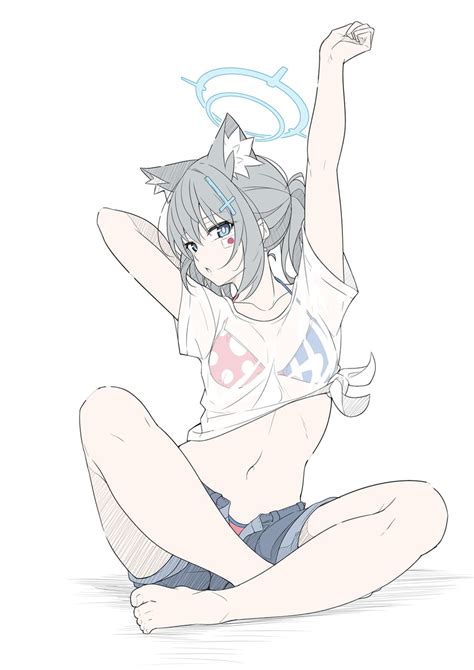 Shiroko Blue Archive Drawn By T Kosewad Danbooru