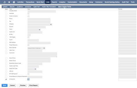 How To Run A Mass Update In Netsuite Suiterep