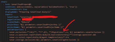 Excluding Files In Certain Directories For Sonarscanner For Net
