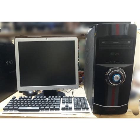17 Inch Old Desktop Computer With New Mouse Key E7500 4G Ram 160G Drive Shopee Malaysia