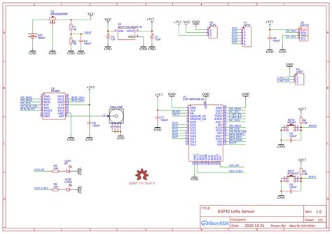 Esp32 Lora Sensor Platform For Creating And Sharing Projects OSHWLab