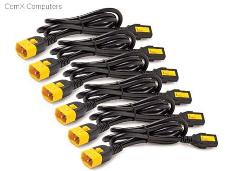 UPAPAP8706S WW Apc Power Cord Kit 6 Ea Locking C13 To C14 1 8m 2 98 Lbs 1 35 Kilos 9