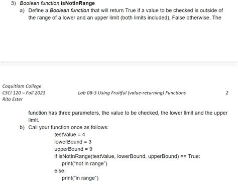 Solved 3 Boolean Function Is Notinrange A Define A Boolean