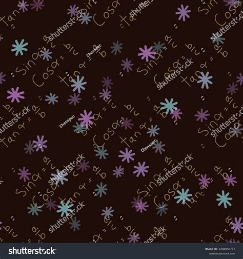 Trigonometry Alpha Beta Angle Cosine Calculations Stock Illustration