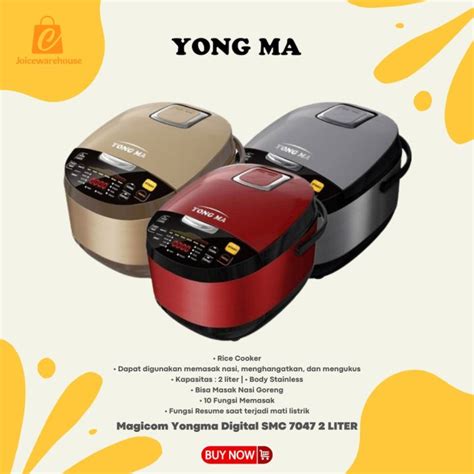 Magicom Yongma Digital Smc 7047 2 Liter Lazada Indonesia