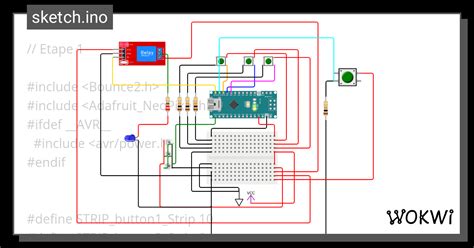 Nano Strip Wokwi Esp32 Stm32 Arduino Simulator