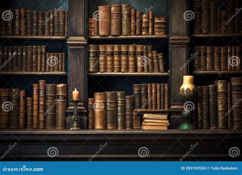 Old Library Generate Ai Stock Illustration Illustration Of Historic 283769534