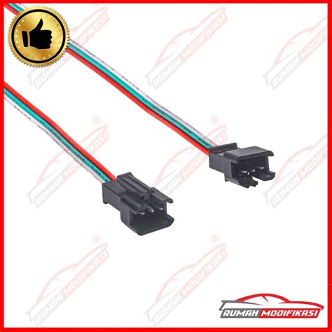 Jual Kabel Konektor Connector Jst Pin Male Female Set