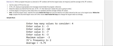 solved exercise 2 write a program that given a collection