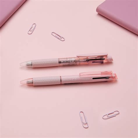 모나미 Fx Zeta C3 038 베이비핑크 3색볼펜 신학기 준비물 문구 두사몰