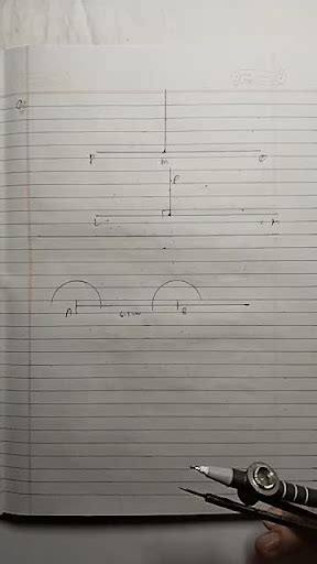 1 draw a line segment ab 8 cm mark a point p on ab such that ap 4 5 cm