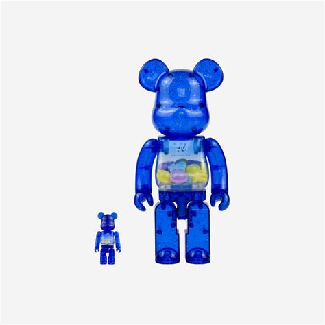 베어브릭 마카오 2022 Um 주니어 100 And 400 세트 블루 Bearbrick Kream
