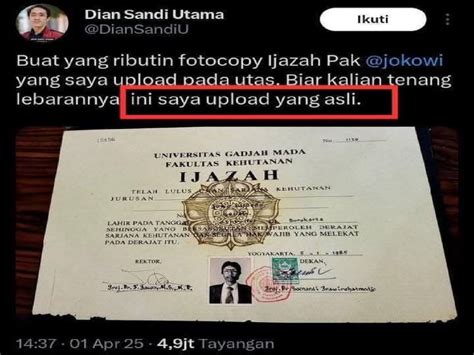 Rismon Jika Ijazah Yang Diperiksa Bareskrim Tidak Ada Bercak Hitam