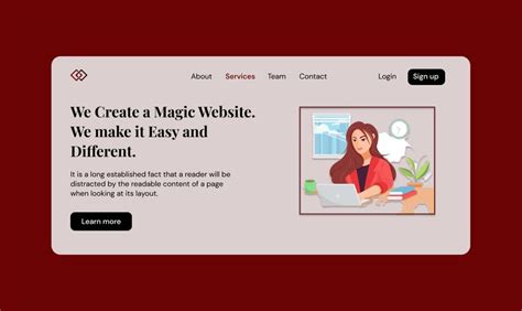 website user interface design figma