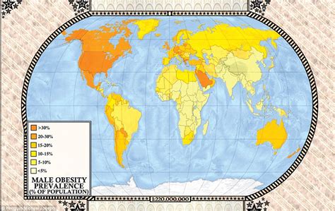 Maps Reveal World Nations Manhood Breast Size Obesity And Divorce