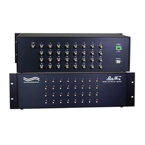 Model 7323 Bnc 32 1 Switch Rs232 Serial Remote Control Catalog 307323
