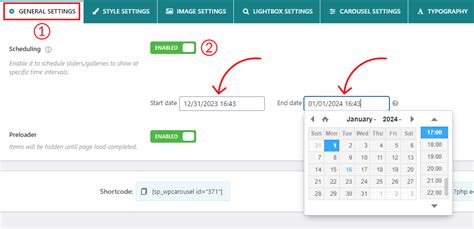 How To Configure The Scheduling Feature Shapedplugin Docs