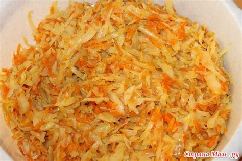 Начинка из капусты для пирогов Люблю готовить Страна Мам