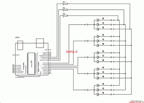 آموزش کنترل ال ای دی Rgb با آردوینو