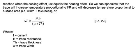 Pcb Design PCB Trace Temperature Rise Model Question Electrical Engineering Stack Exchange