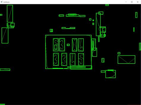 How To Filter Contours By Bounding Rect Size Using Opencv And C