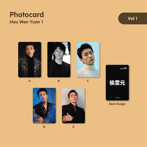 Jual Hou Wen Yuan 1 Unofficial Photocard Shopee Indonesia