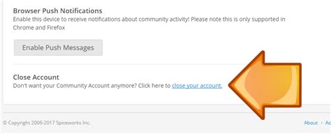 How To Close Your Spiceworks Community Account Spiceworks Support Spiceworks Community