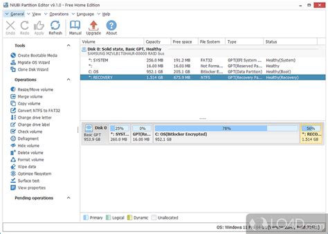 niubi partition editor screenshots