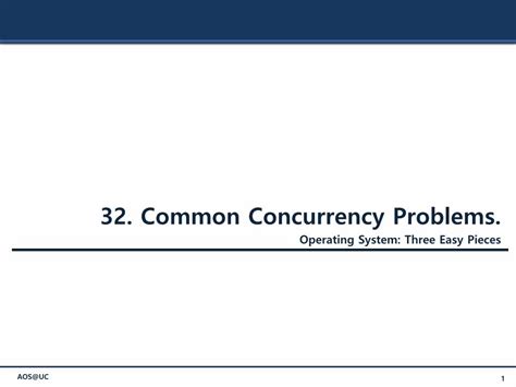 pdf 32 common concurrency problems github pages mon