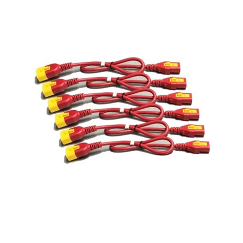 Buy APC AP8706S WWX340 C13 To C14 1 8m Red Power Cord Kit Comms Express