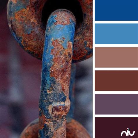 Rust Color Palette Rust Rusty Metal Peeling Paint