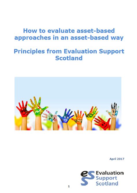 How To Evaluate Asset Based Approaches In An Asset Based Way