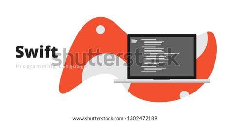 Learn Code Swift Programming Language Script Stock Vector Royalty Free