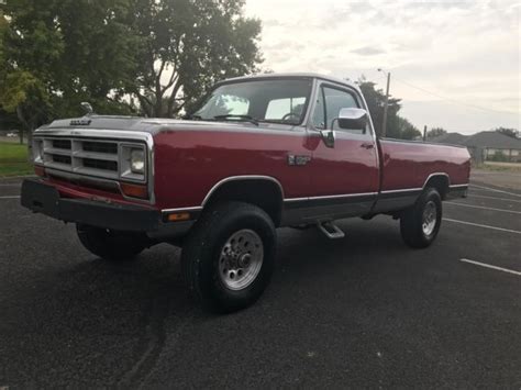 1990 Dodge Ram 250 4x4 1st Gen 59l Cummins Turbo Diesel 79000 Miles