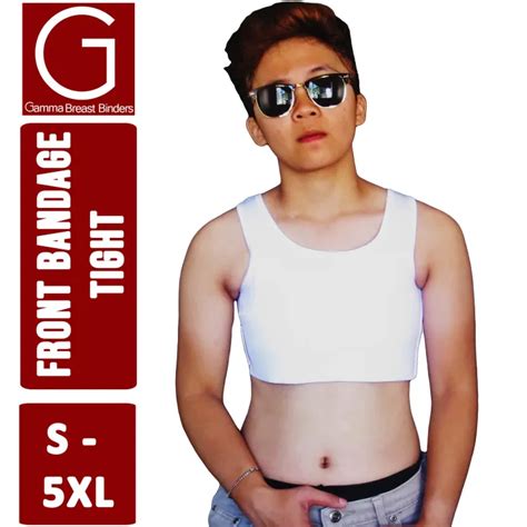 Breast Binder Chest Binder Gamma Front Bandage Tight White Lazada Ph