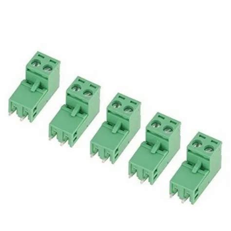 Pcb Mount Male Female Terminal Block 3 81mm 300V At Rs 5 Piece In Ahmedabad