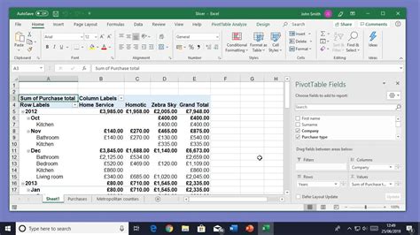Excel 365 Inserarea Rapoartelor Pivottable Docentix