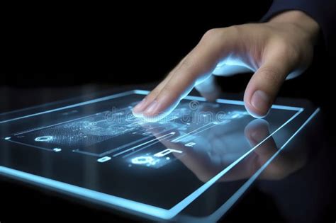 Futuristic Touch Interface Stock Illustration Illustration Of Design 293499938