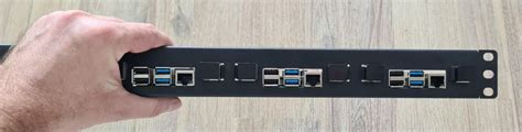 Uctronics 1u Rack For Raspberry Pi 19 Rackmount Supports 1 4 Units Of All Raspberry Pi B B