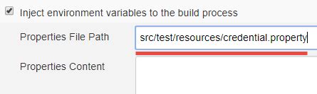 How To Inject Property File In Jenkins And Use It Values In Java Code